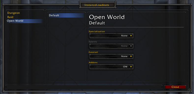 Instance Loadouts - Wago Addons