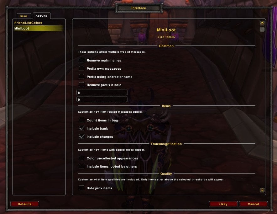 MiniLoot - Wago Addons