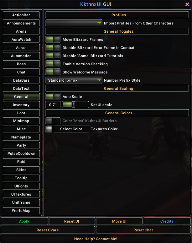 KkthnxUI - Wago Addons