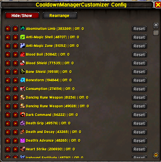 CooldownManagerCustomizer - Wago Addons