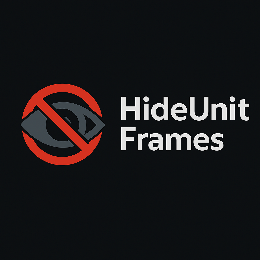 Hide Unit Frames - Wago Addons